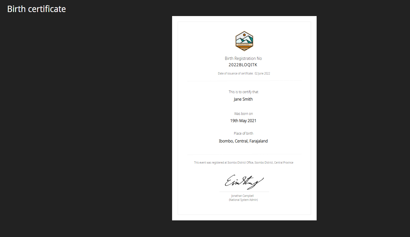 Certificate Config bugs · Issue #2944 · opencrvs/opencrvs-core · GitHub