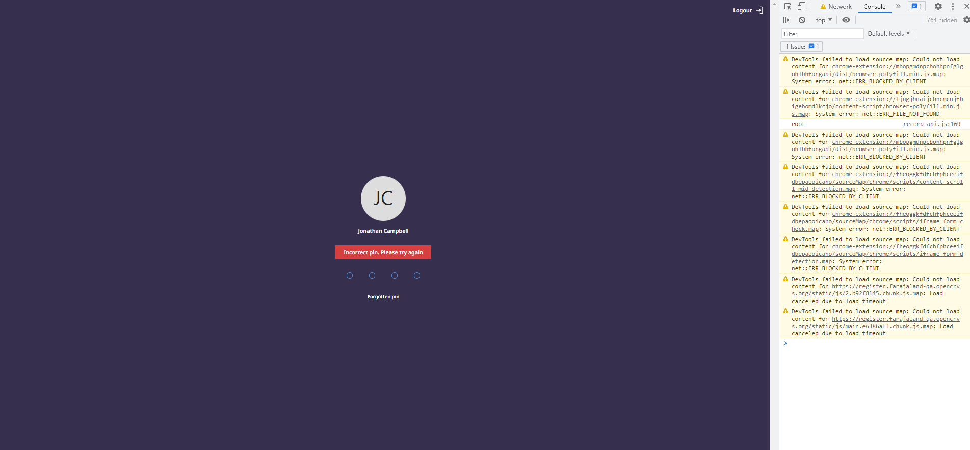 Remove strove effect when you input wrong PIN · Issue #2747 · opencrvs/opencrvs-core · GitHub