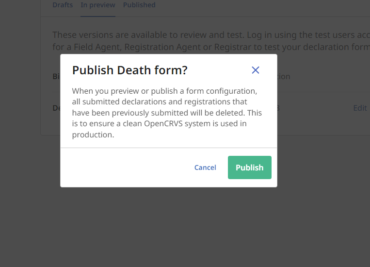 Change copy in configuration modals · Issue #4556 · opencrvs/opencrvs-core · GitHub
