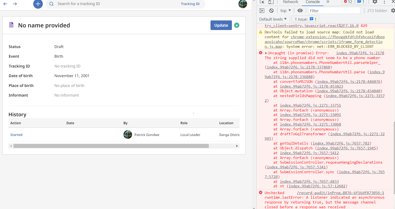 User should not be able to save any draft when clicked back without doing save and exit · Issue ...
