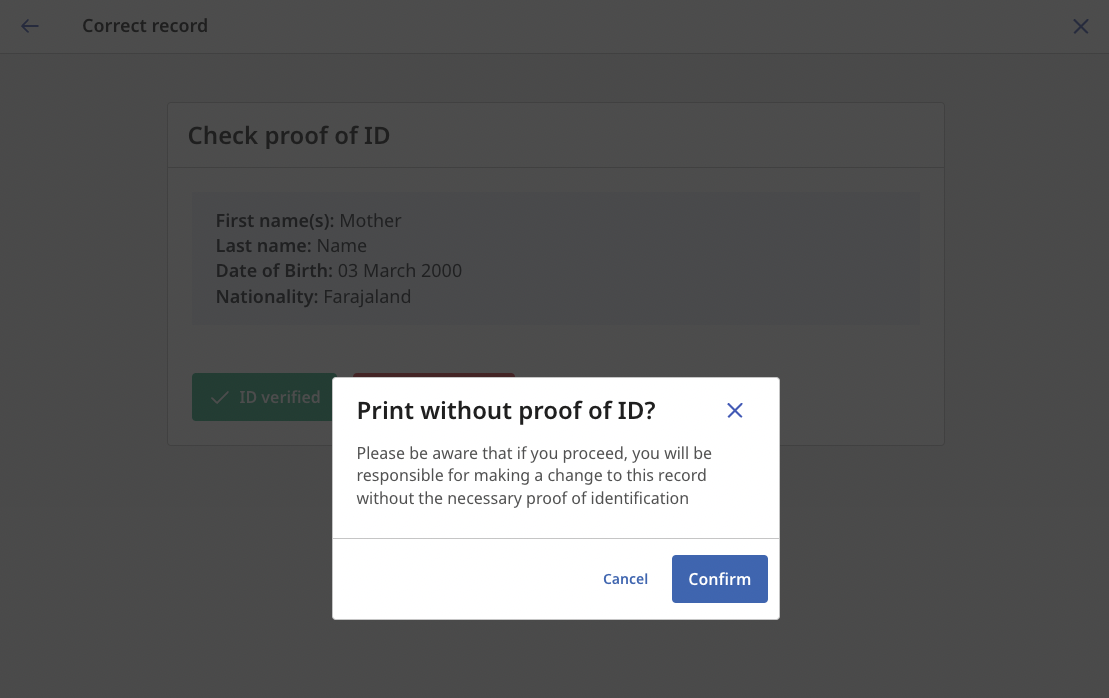 Copy change in Correction record modal · Issue #5813 · opencrvs/opencrvs-core · GitHub