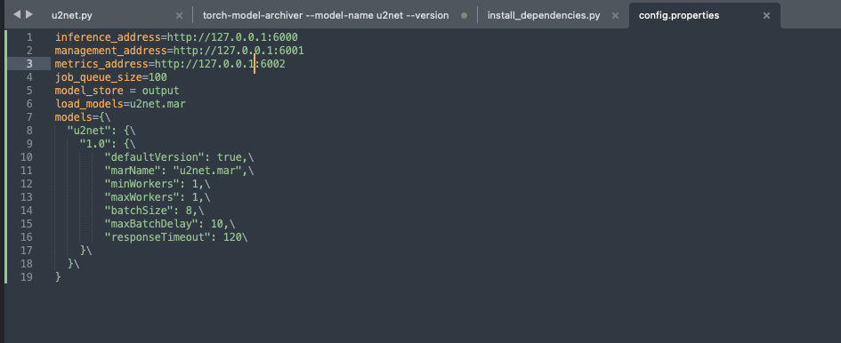 I am not able to change the inference address using config.properties · Issue #1321 · pytorch ...