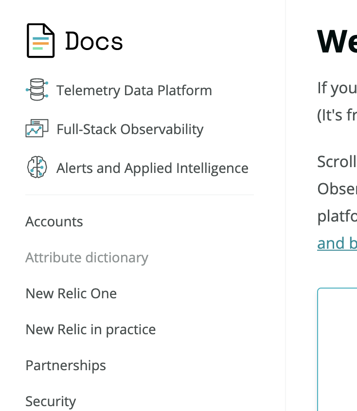 Attribute dictionary > Navigation and table header change · Issue #3101 · newrelic/docs-website ...