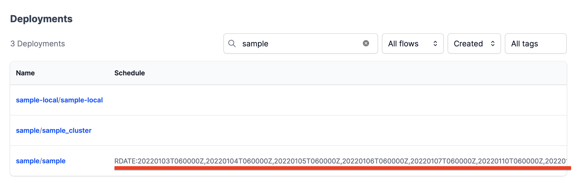 Long RRule Schedule Display · Issue #7663 · PrefectHQ/prefect · GitHub