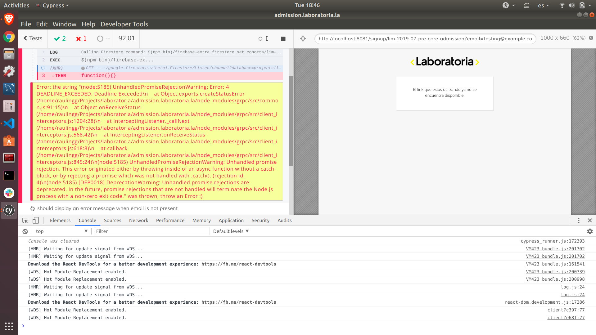 Unexpected DEADLINE_EXCEEDED error · Issue #34 · prescottprue/cypress-firebase · GitHub