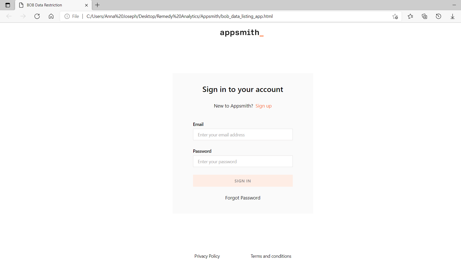 [Bug]: Appsmith login page is showing while embed the application to an external html page using ...