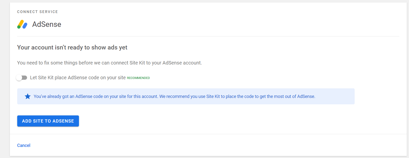 Implement UI for new AdSense setup account components · Issue #4763 ...