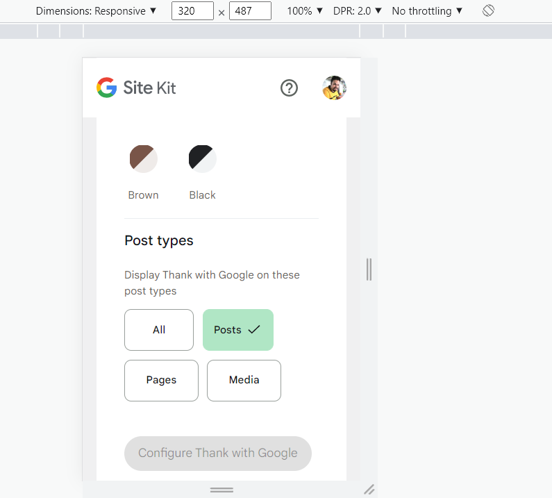 Image Radio Button settings overflow at narrow viewports ~320px · Issue #5752 · google/site-kit ...