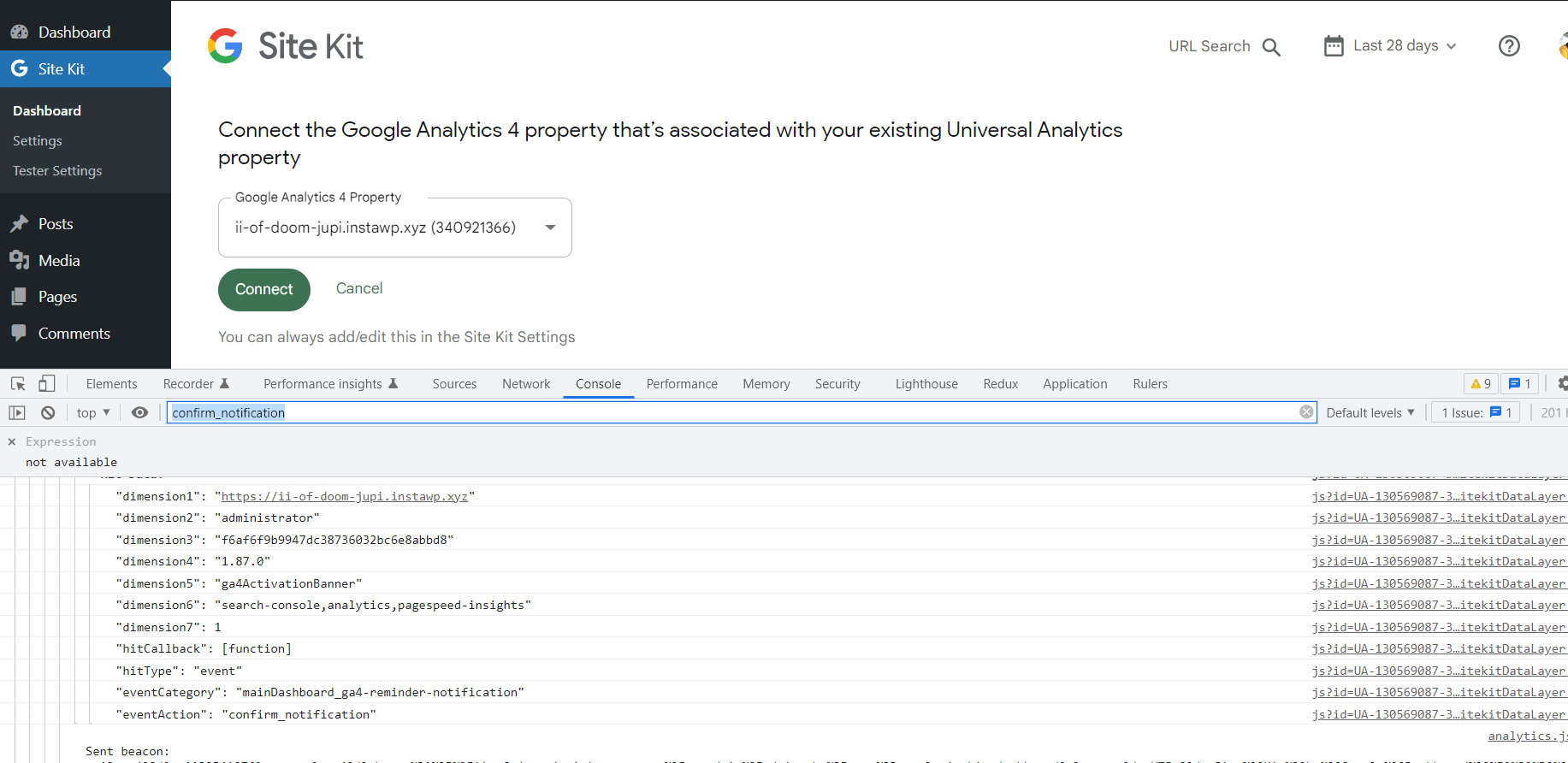 Implement custom GA events for GA4 activation banner · Issue #6042 · google/site-kit-wp · GitHub