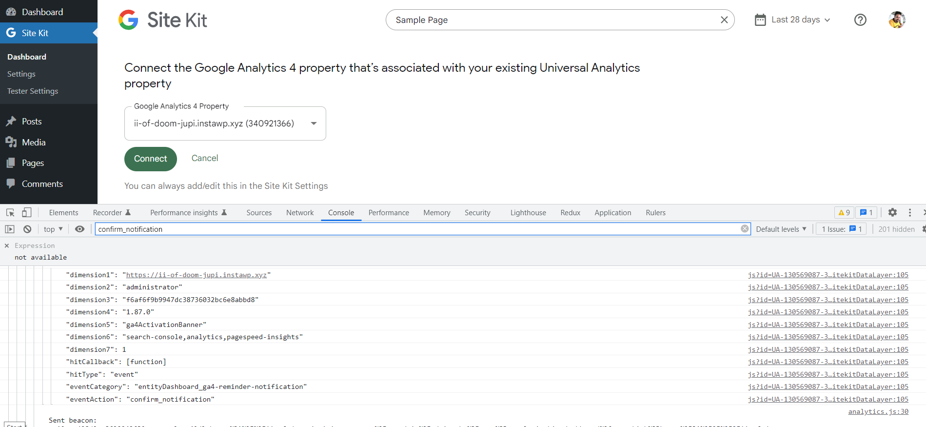 Implement custom GA events for GA4 activation banner · Issue #6042 · google/site-kit-wp · GitHub