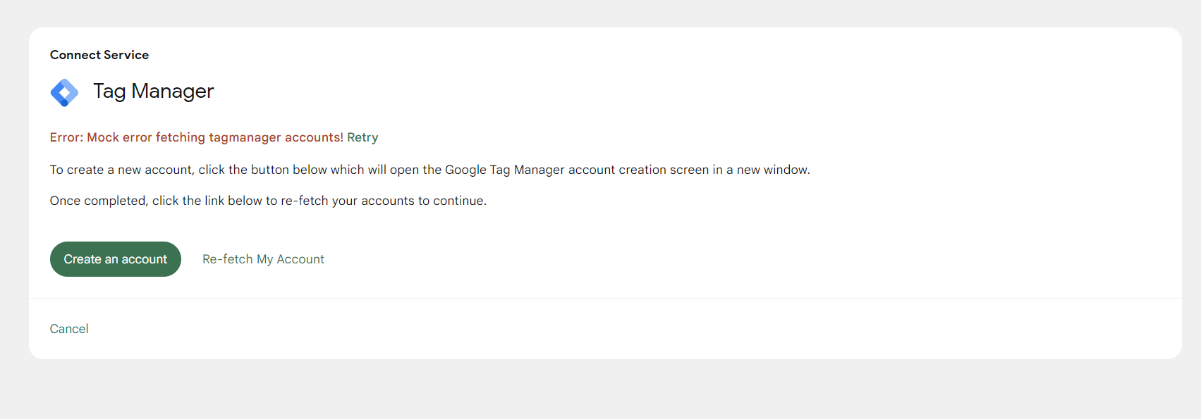 Change "Retry" button UI in inline error notice to visually appear like ...