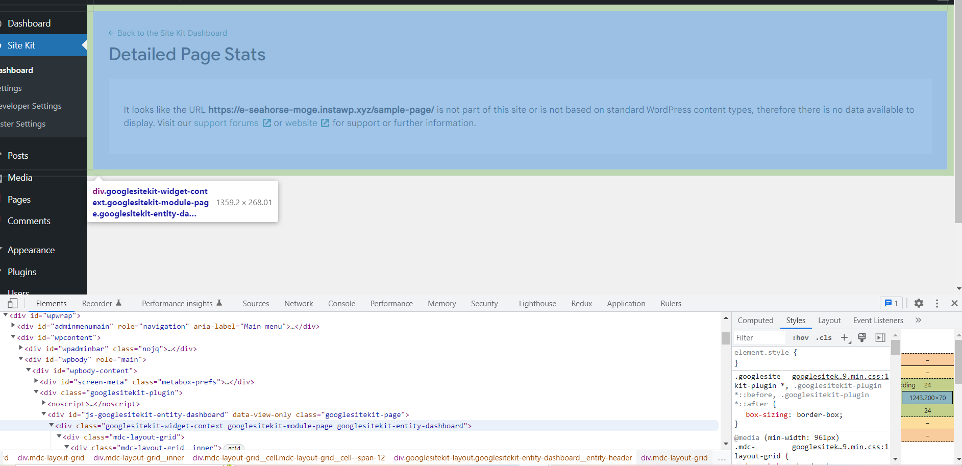 Follow up replacements to consistently use "main dashboard" and "entity dashboard" terminology ...