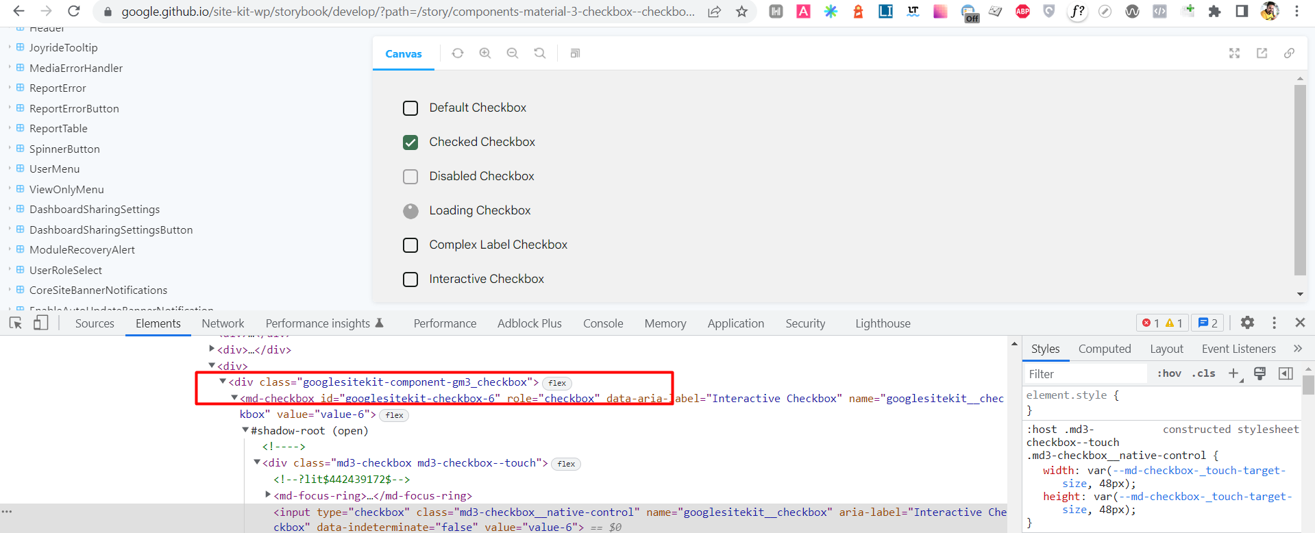 Use proper BEM syntax for GM3 Checkbox class name. · Issue #6447 ...