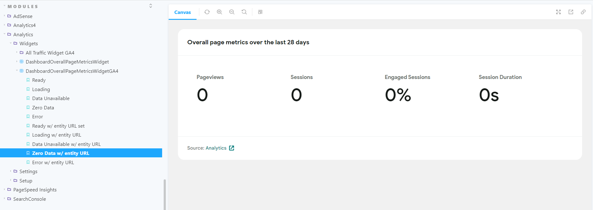 Create GA4 `DashboardOverallPageMetricsWidget` · Issue #6218 · google/site-kit-wp · GitHub