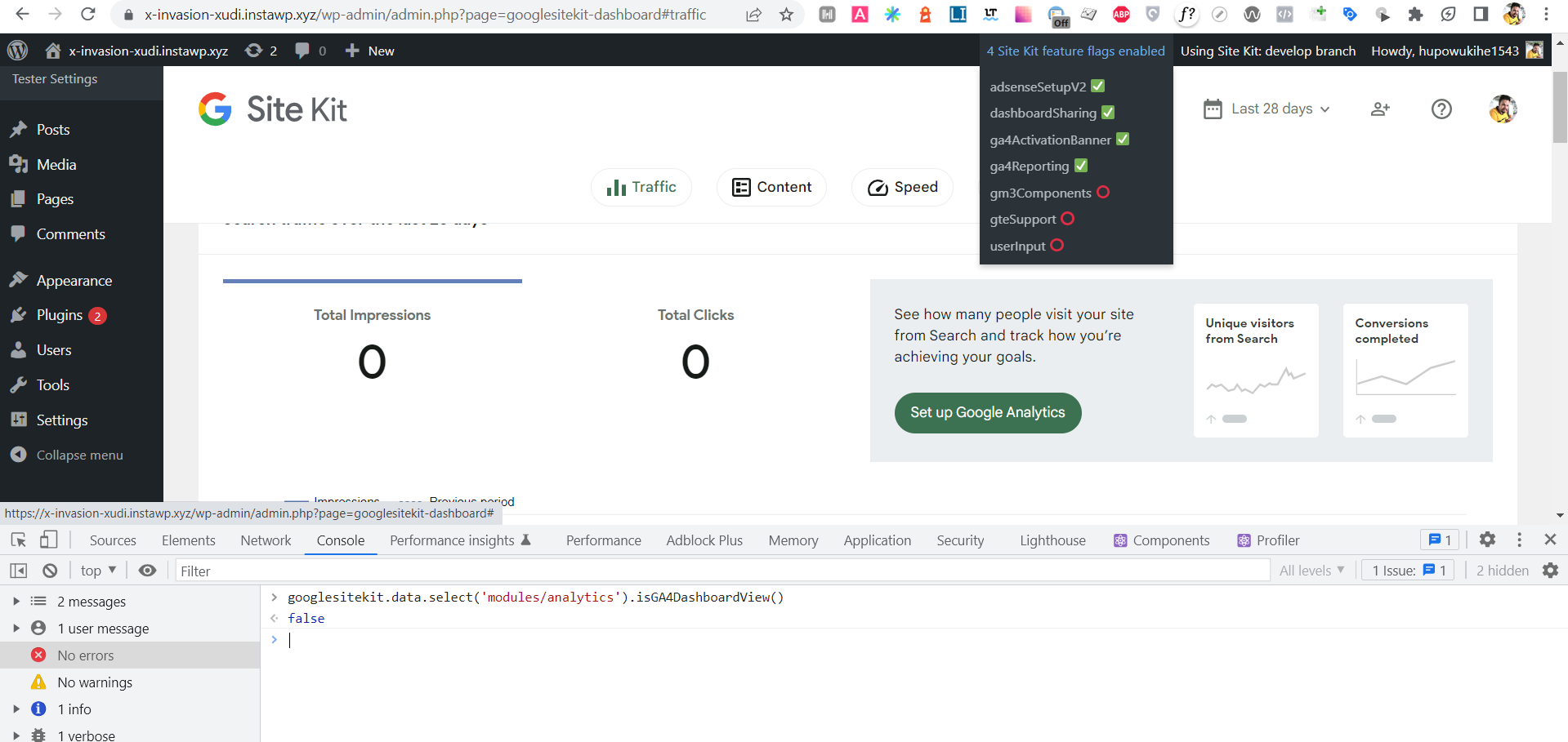 Add `isGA4DashboardView` selector · Issue #6541 · google/site-kit-wp · GitHub