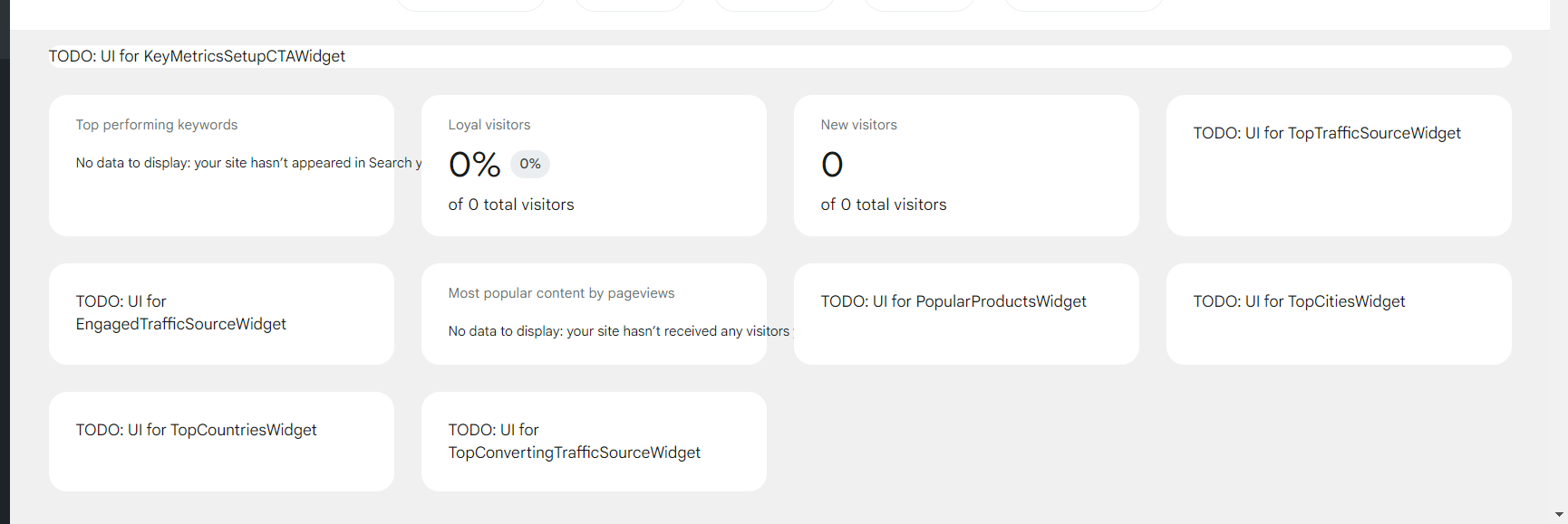 Create the "Most popular content by pageviews" key metric widget tile ...