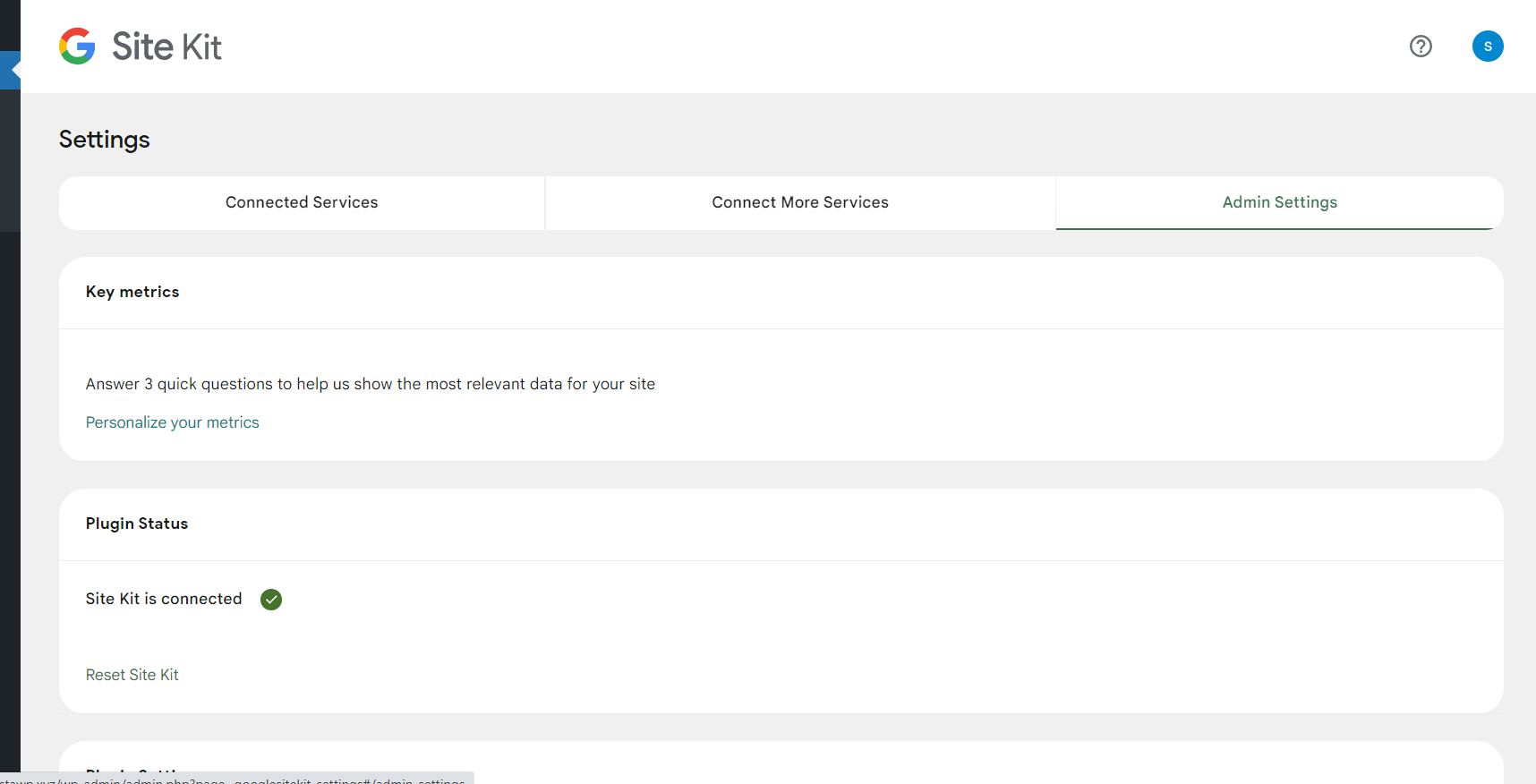 Hide Key Metrics banner/widget area when SC and GA4 are in a Gathering Data State · Issue #6607 ...