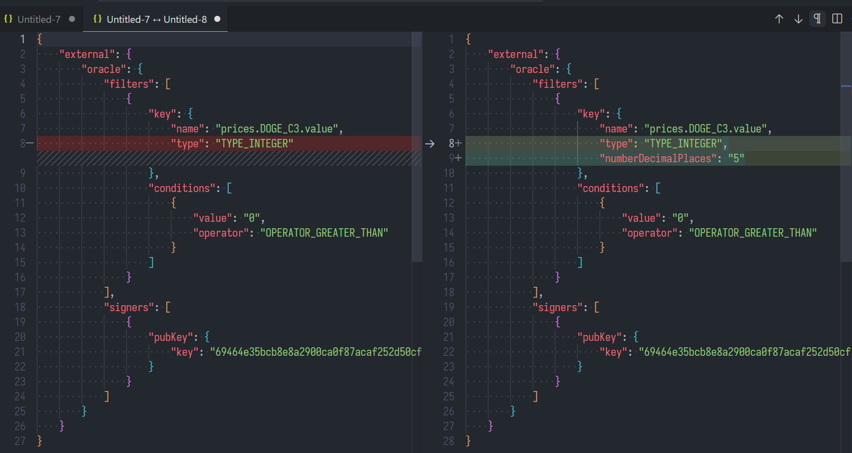 [Bug]: numDecimalPlaces seems to be missing in oracle_specs · Issue #9520 · vegaprotocol/vega ...