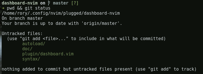 laststatus is set to 0, hiding the statusline for all files · Issue #168 · nvimdev/dashboard ...