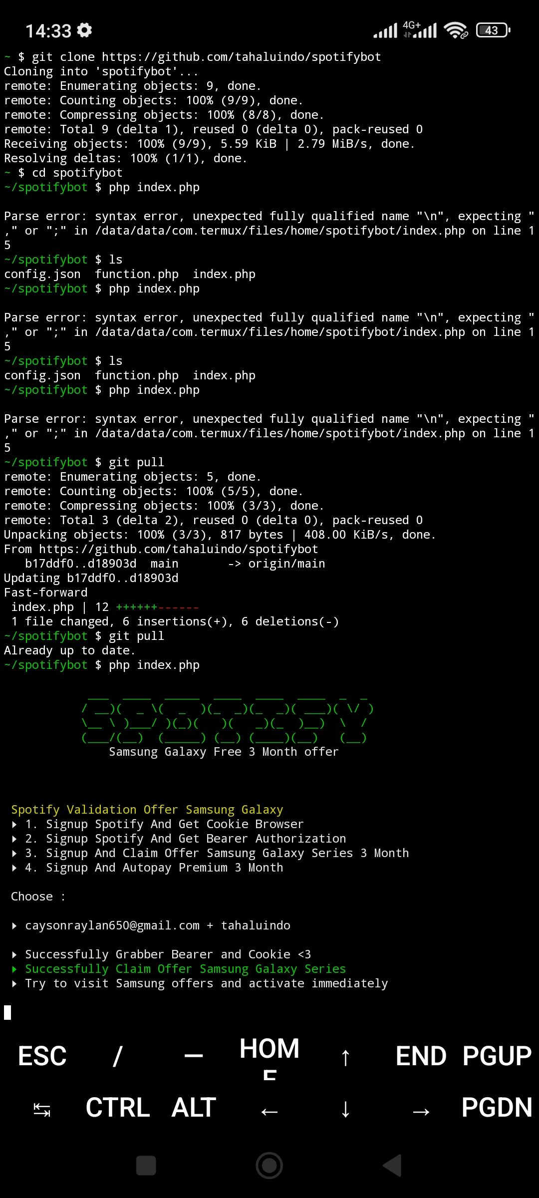 GitHub - nyenyee/Spotify-samsung: samsung spotify offers 3month