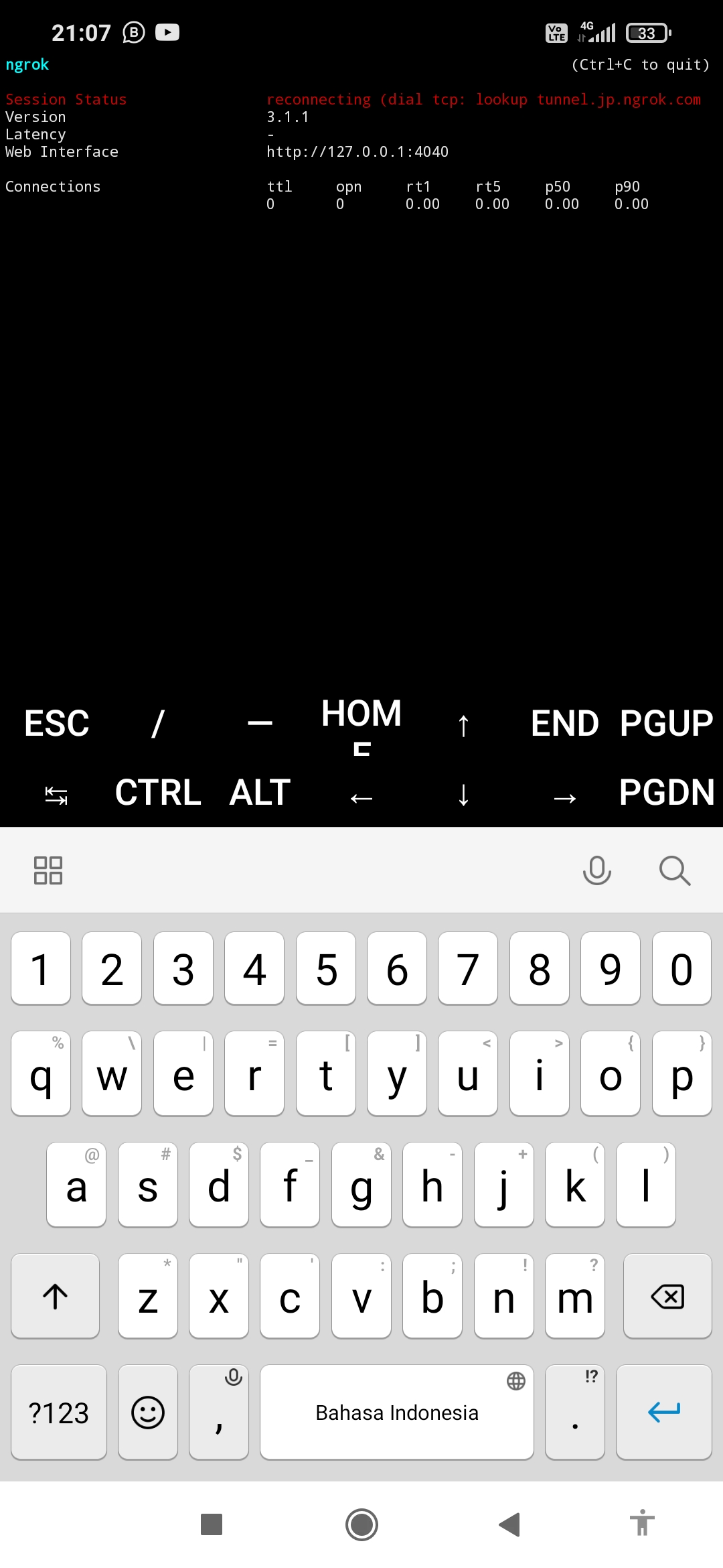 ngrok status reconnecting issue · Issue #446 · inconshreveable/ngrok · GitHub
