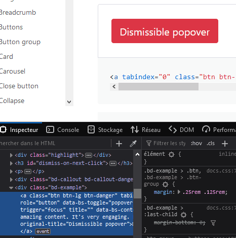 popovers: "dismiss on next click" should still toggle · Issue #31275 · twbs/bootstrap · GitHub