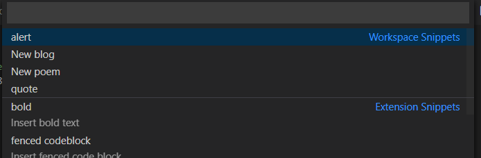 Provide an Insert Snippet command ID · Issue #109315 · microsoft/vscode · GitHub