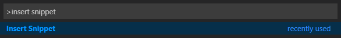 Provide an Insert Snippet command ID · Issue #109315 · microsoft/vscode · GitHub