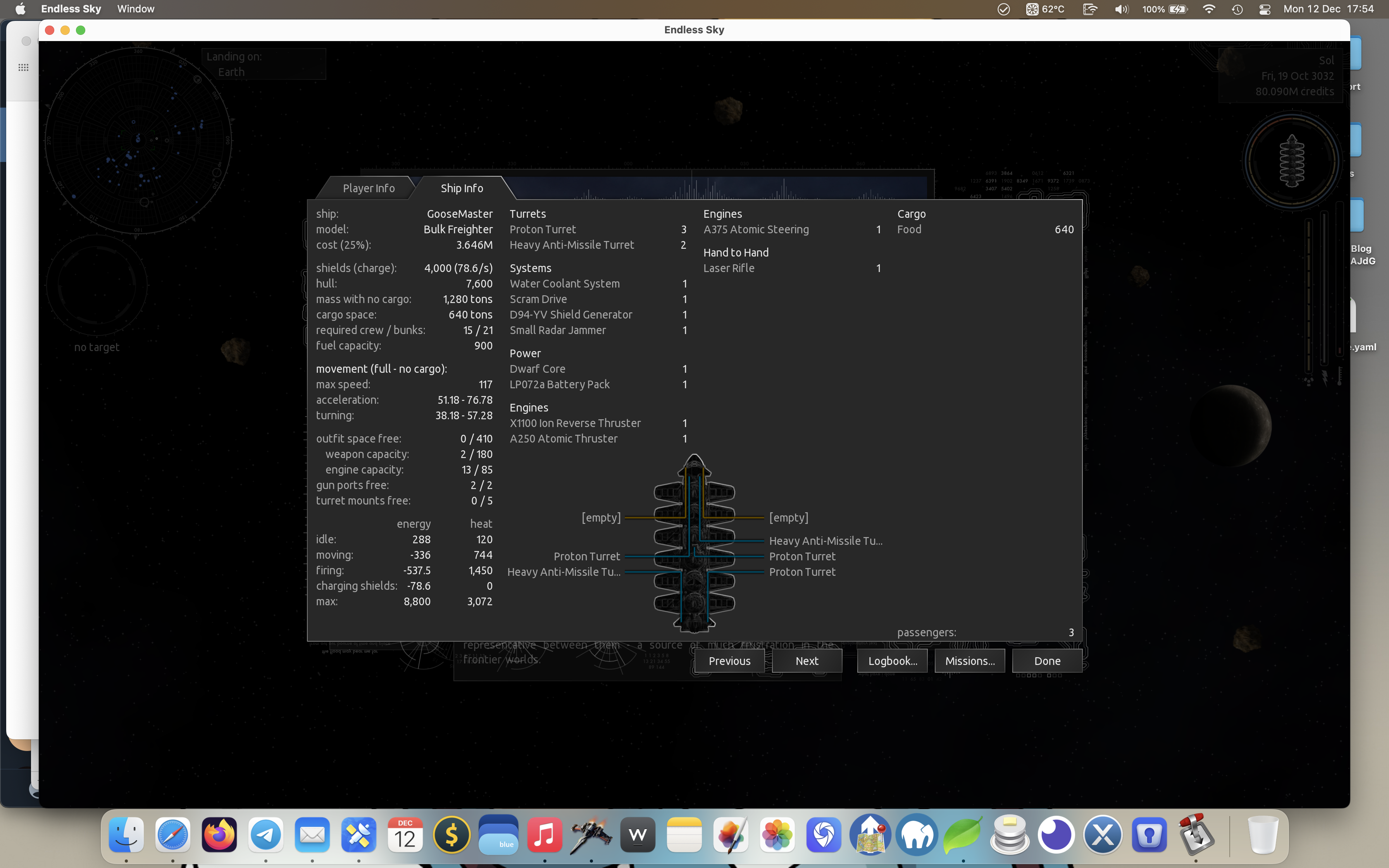 Passenger indicator on "Ship Info" screen unclear/wrong position ...
