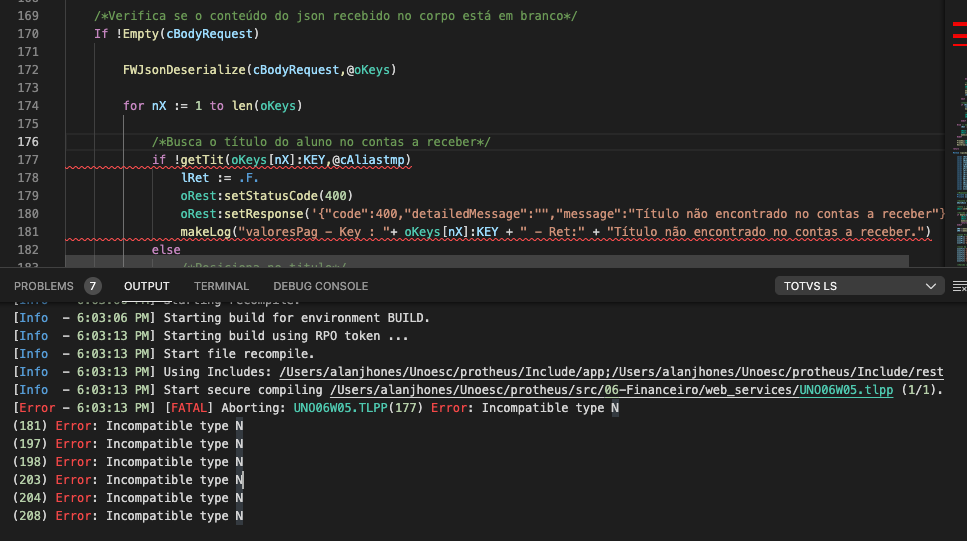 Erro ao compilar fonte · Issue #821 · totvs/tds-vscode · GitHub