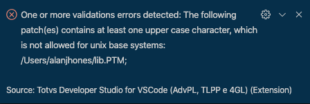 Erro ao tentar aplicar patch · Issue #386 · totvs/tds-vscode · GitHub