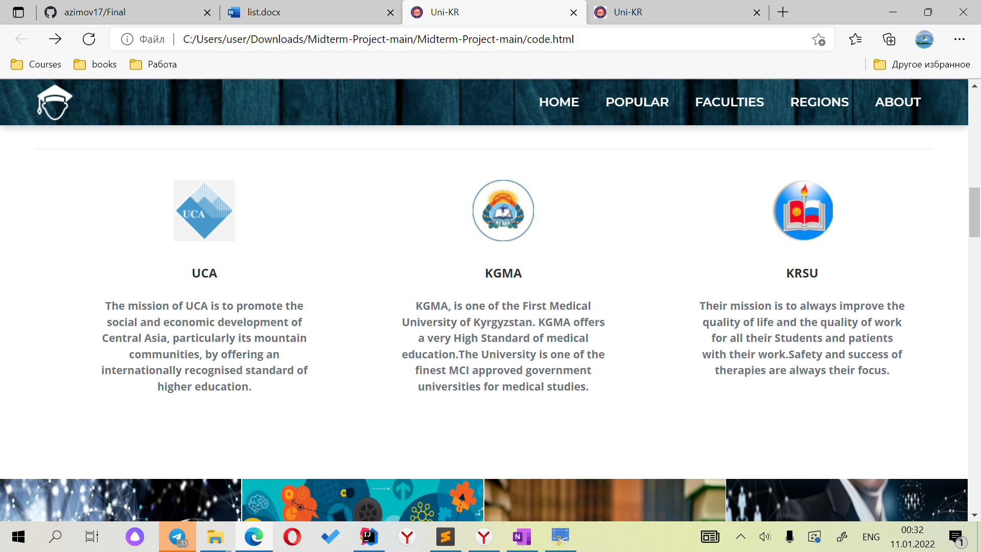 GitHub - alinabakish/Webfinal: Onbilimkg web project about applying to universities.