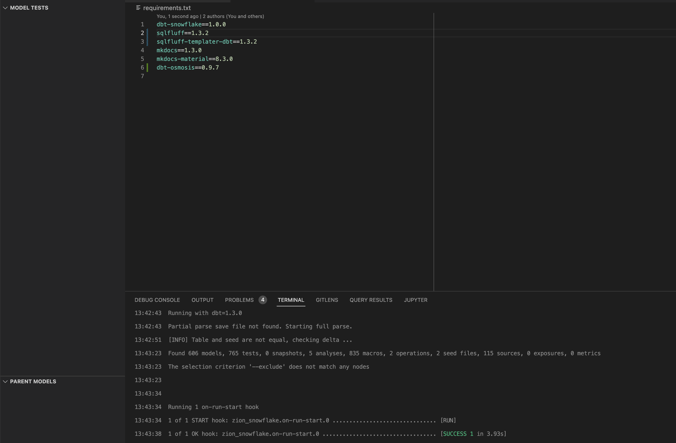 dbt packages uses version information in project detection · Issue #158 · AltimateAI/vscode-dbt ...