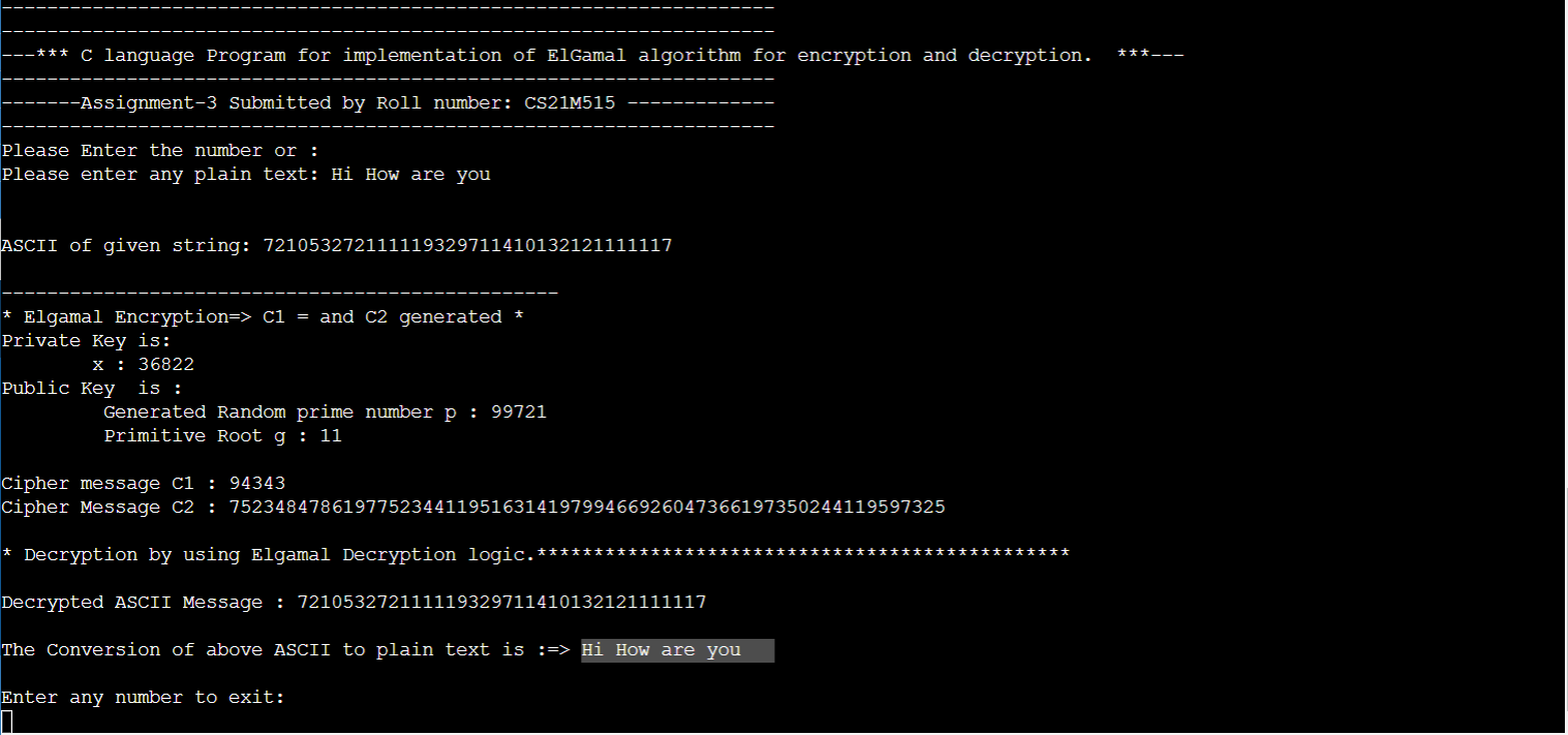 GitHub - AyubShaikhVahidoddin/Elgamal-Crypto-Assignment4: Elgamal ...