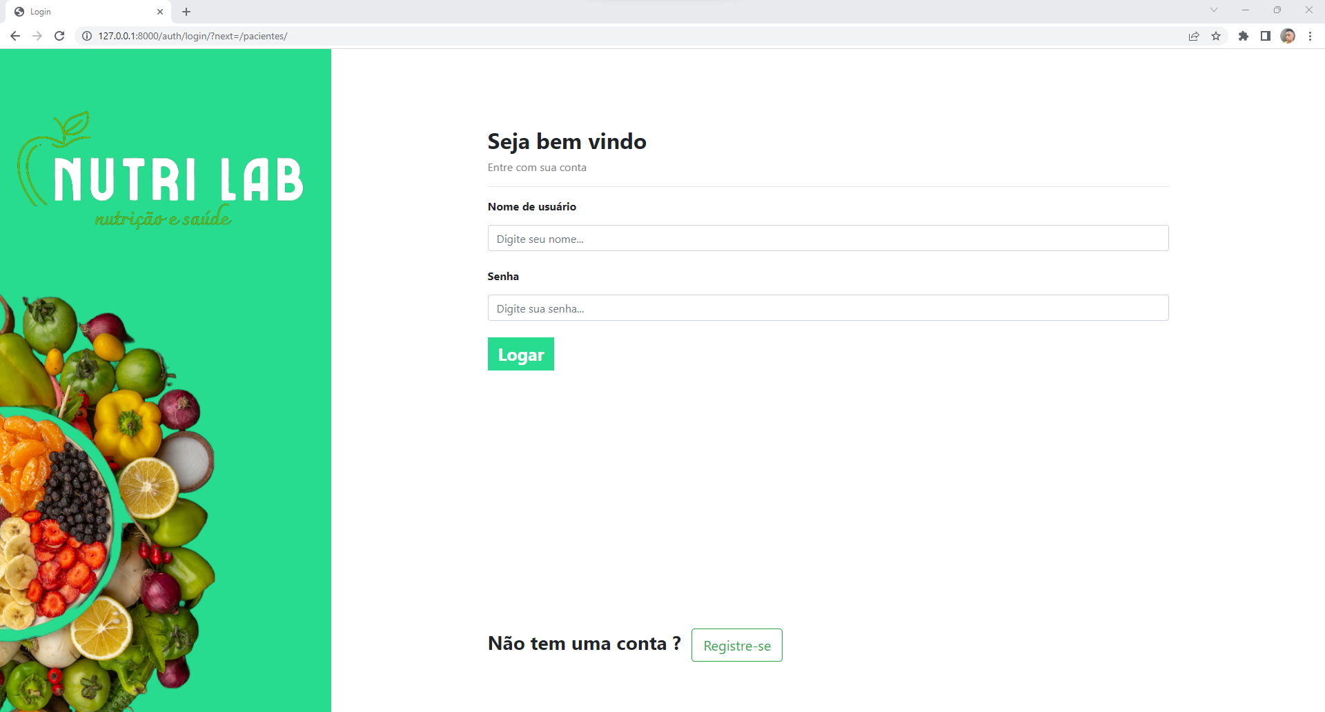 GitHub - VsSalles/Sistema-de-gestao-nutri-lab: Sistema web para gestão de nutricionistas.