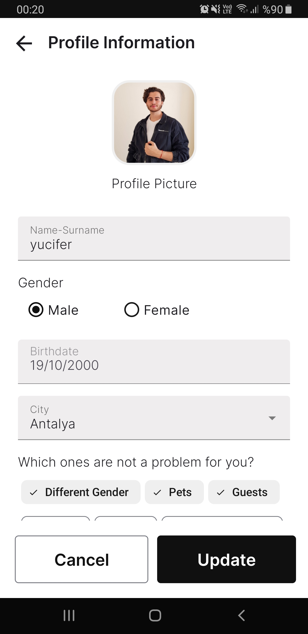 GitHub - yuciferr/Kiraaz: Mobile Programming Term Project - Roommate Finder App