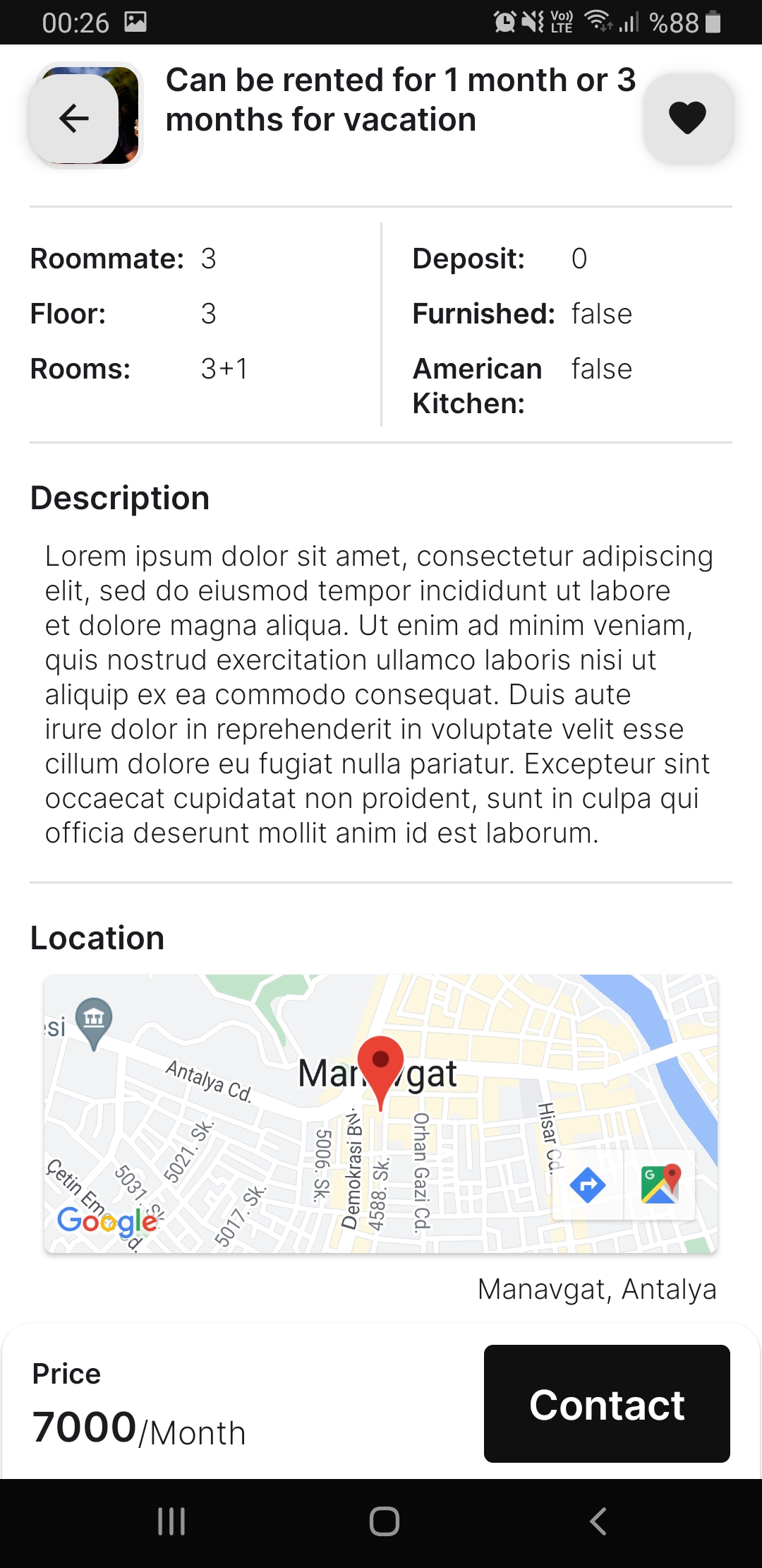 GitHub - yuciferr/Kiraaz: Mobile Programming Term Project - Roommate Finder App