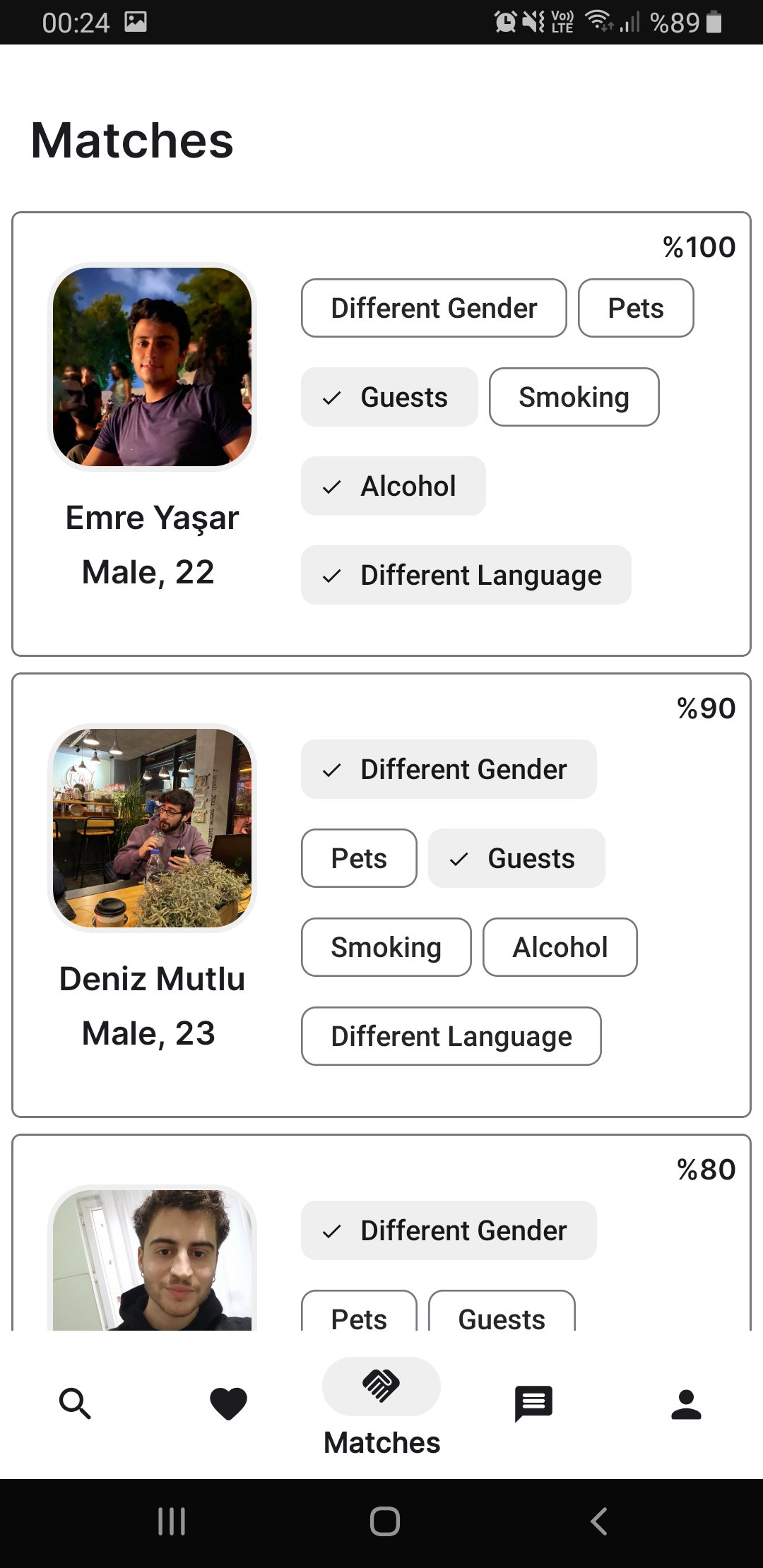GitHub - yuciferr/Kiraaz: Mobile Programming Term Project - Roommate Finder App