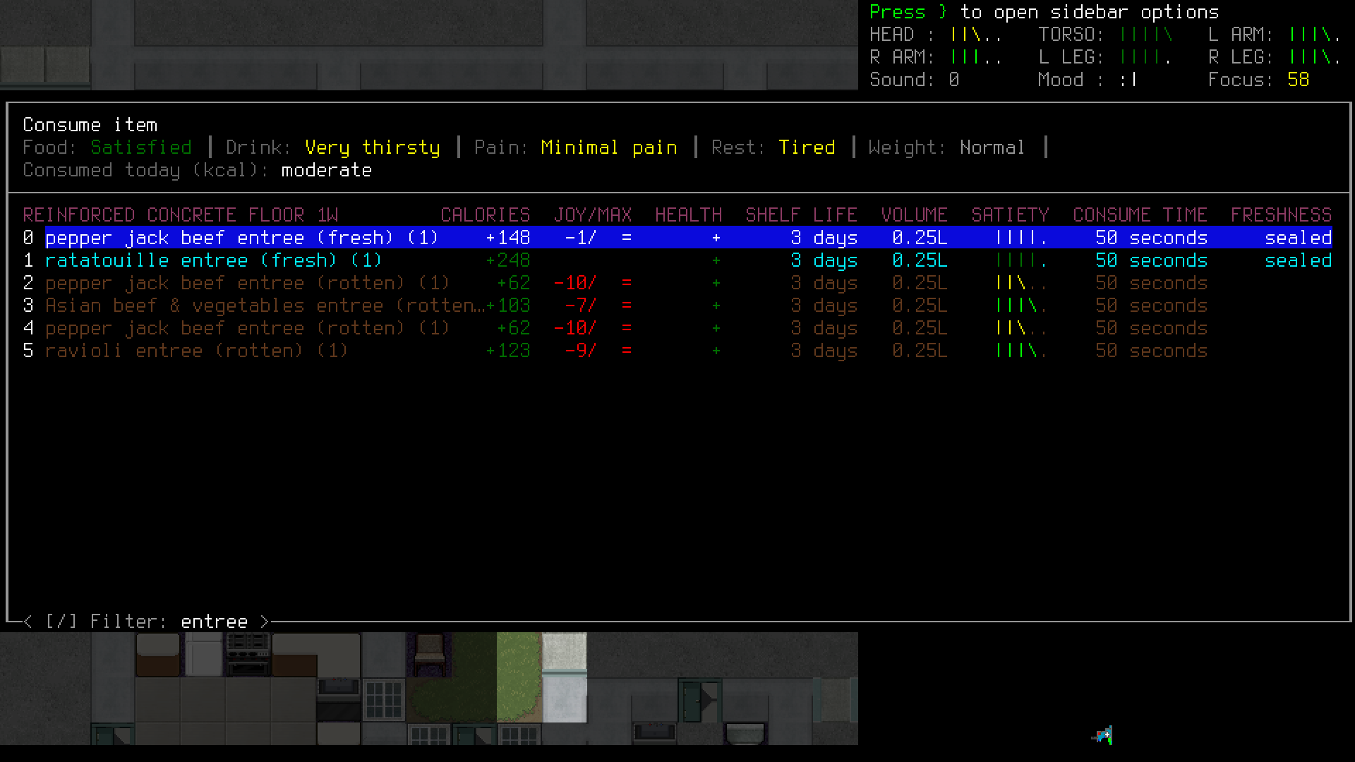 Zombie MRE entrees rotting · Issue #56611 · CleverRaven/Cataclysm-DDA · GitHub