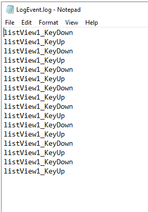 No call to KeyUp event handler on ListView control after upgrading from .NET6 to .NET7 · Issue ...