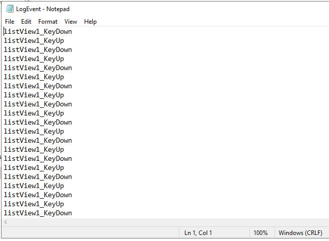 No call to KeyUp event handler on ListView control after upgrading from .NET6 to .NET7 · Issue ...