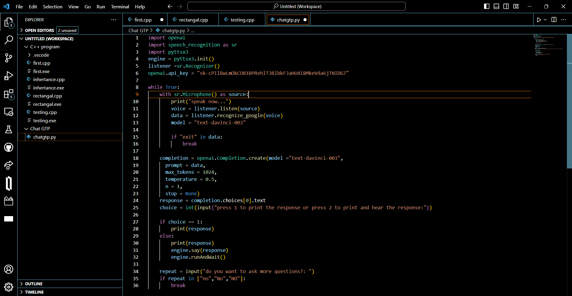 GitHub - hackerpraveen906/Chatgpt: Using python