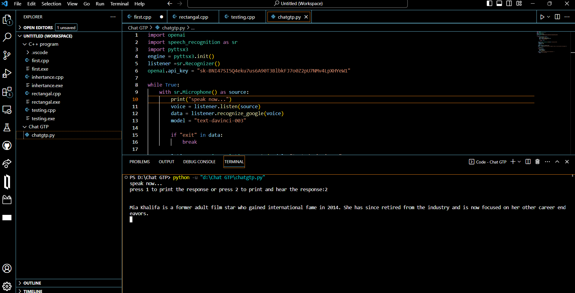 GitHub - hackerpraveen906/Chatgpt: Using python