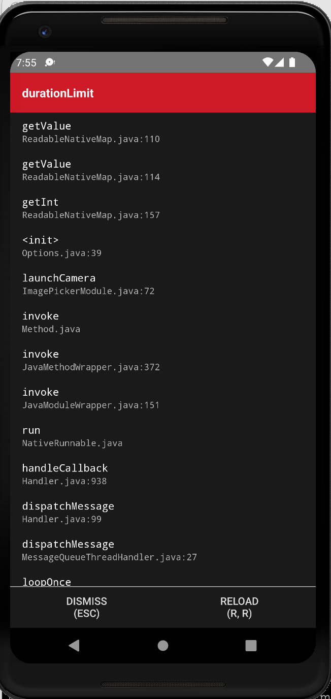 [🐛] Passing `durationLimit: undefined` to `launchCamera` crashes Android apps · Issue #2046 ...