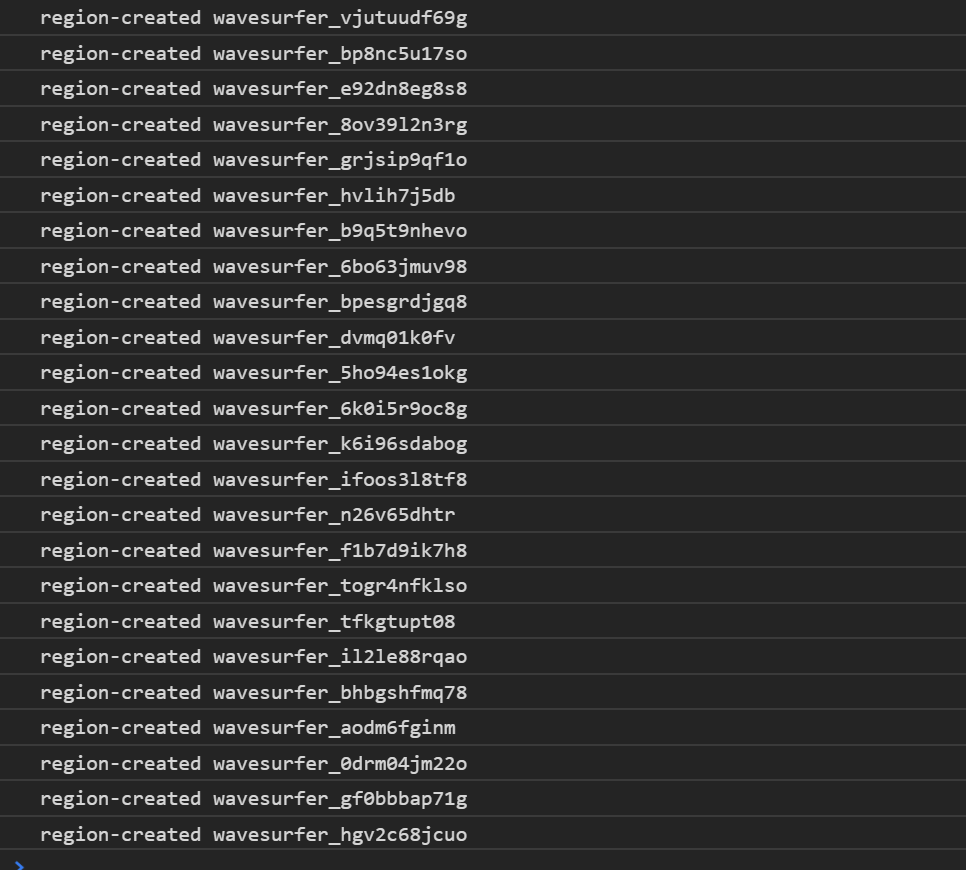 region-created fired multiple times · Issue #1698 · katspaugh/wavesurfer.js · GitHub