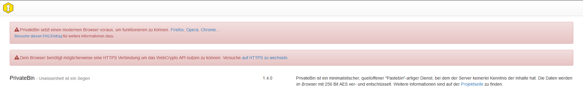 PrivateBin Installed but unusable · Issue #1023 · PrivateBin/PrivateBin · GitHub