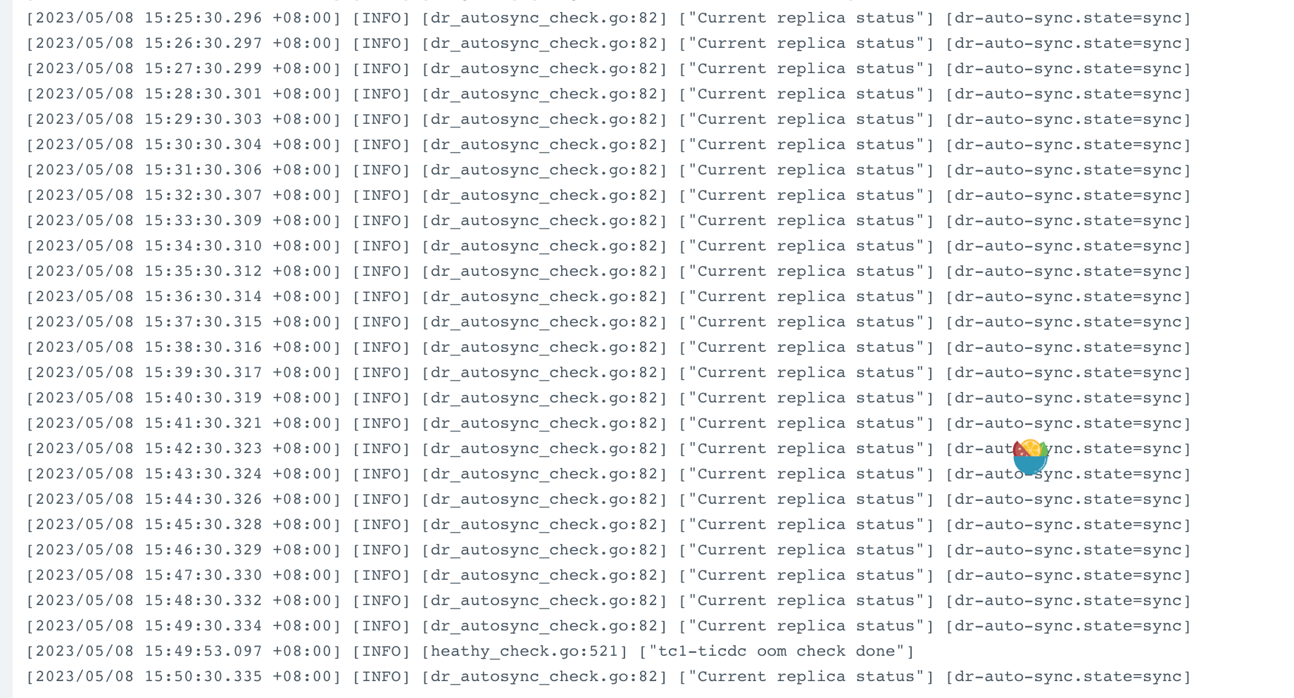 [dr-autosync] after down one voter tikv in backup dc，replicatiton state didn't change to async ...