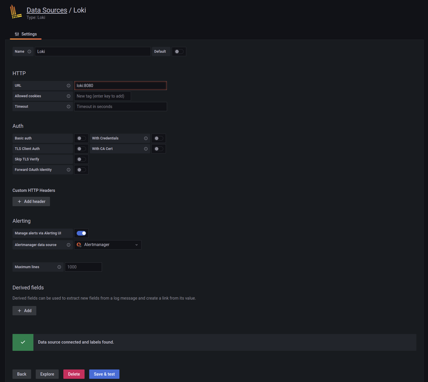 Loki Alerting Issue · Issue #49618 · grafana/grafana · GitHub