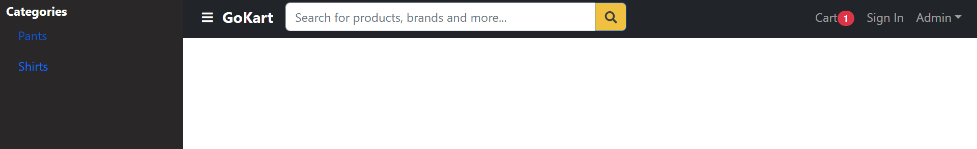 GitHub - PrakharB7/Gokart: Created a fully functional E-commerce website using MERN. It includes ...