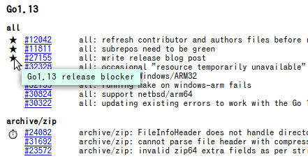 x/build/devapp: make it easier to see only release-blocker issues · Issue #32418 · golang/go ...
